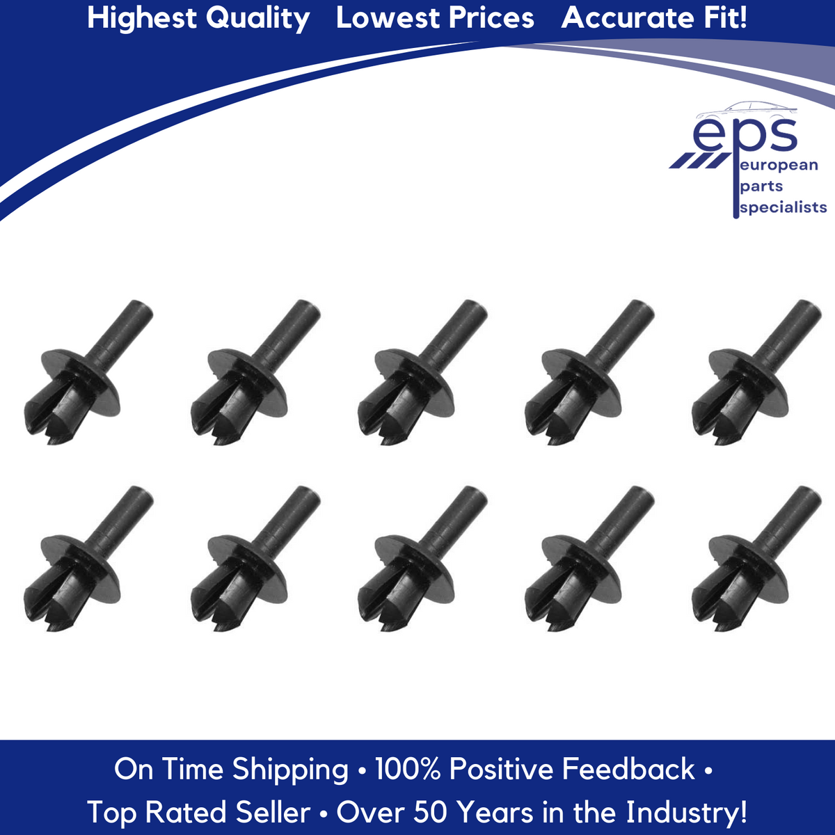 10 Outside Air Intake Vent Grille Small Black Retaining Rivets 1961-02 ...