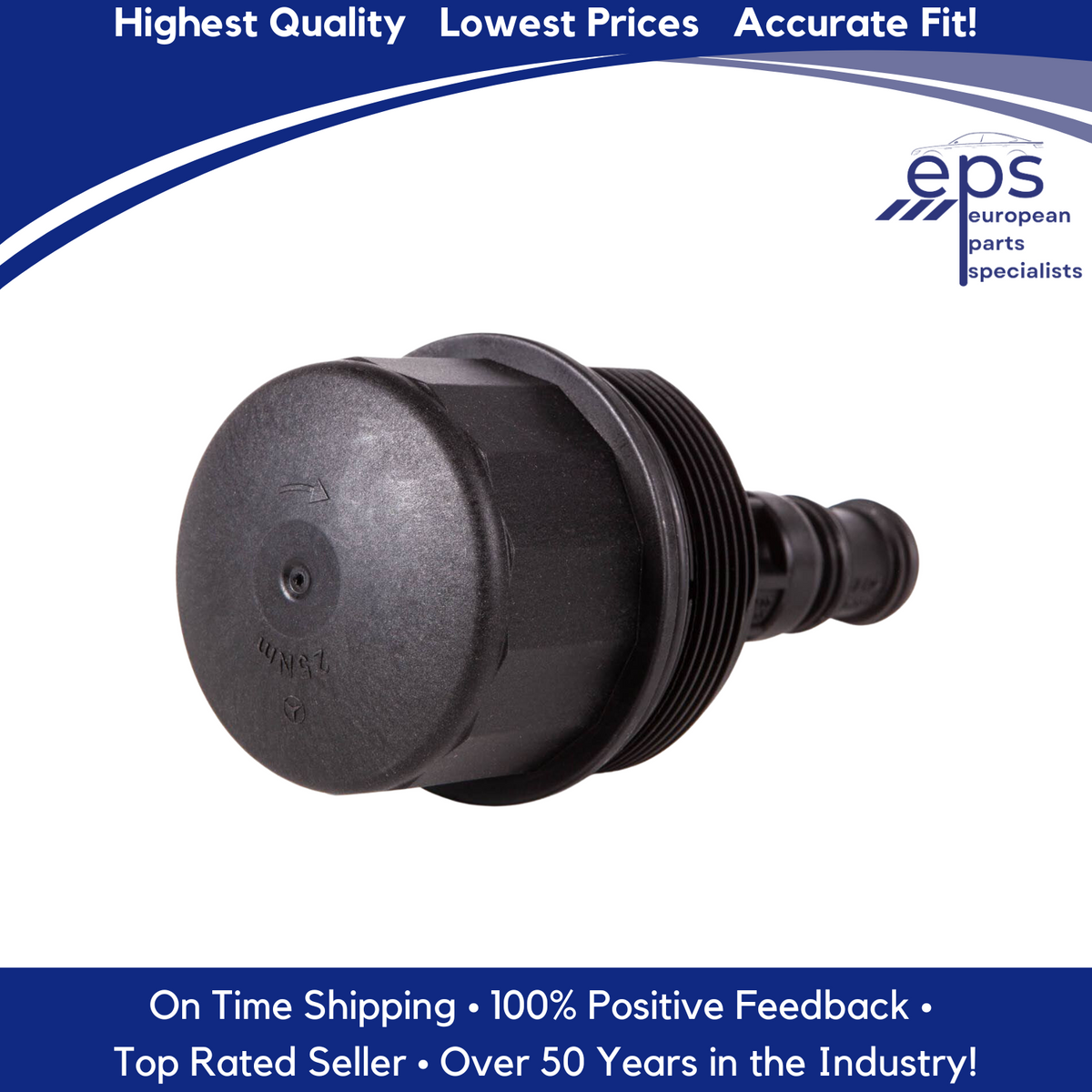 Oil Filter Housing Cap with O-Rings 2006-15 Mercedes 272 180 00 38 Mad ...