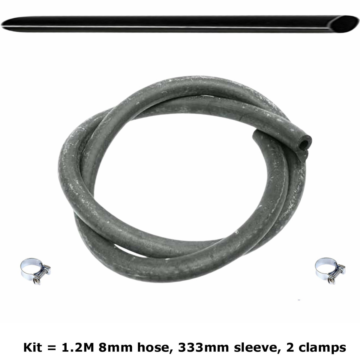Radiator Overflow Tank Breather Hose Kit with Sleeve and Clamps 1983-0 ...